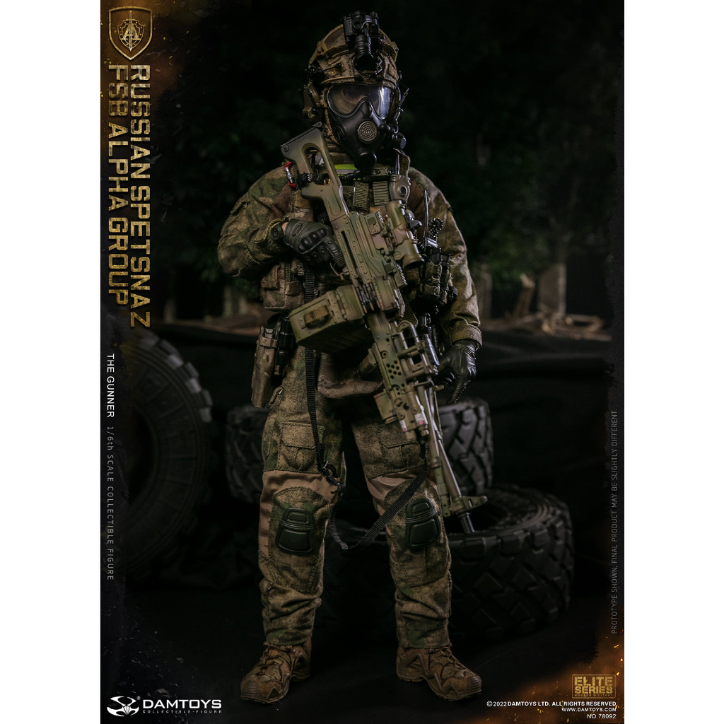 DAMTOYS 1/6 RUSSIAN SPETSNAZ FSB ALPHA GROUP GUNNER 78092 | Shopee Thailand