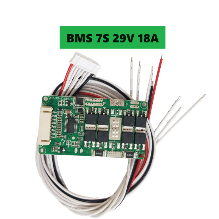 BMS Li-ion 3.7V 7S 29V 18A-25A บอร์ดป้องกันแบตเตอรี่ | Shopee Thailand