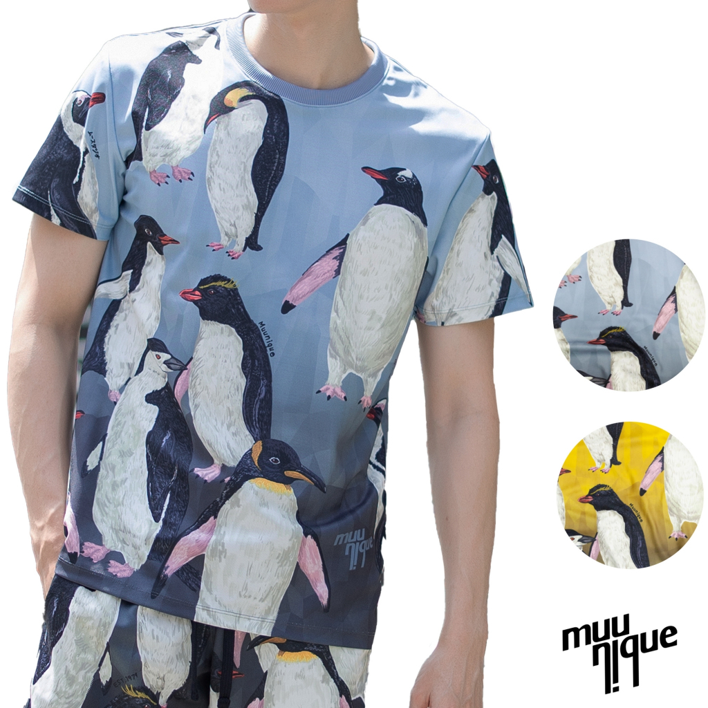 MUUNIQUE JP.T-shirt เสื้อยืด รุ่น Penguins เพนกวิน | Shopee Thailand