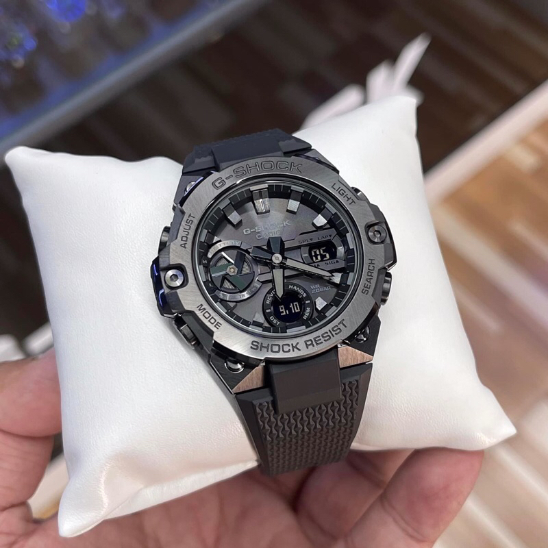 [Tough Solar]🎁CASIO G-SHOCK GST-B400BB-1A ของแท้ 100% พร้อมส่ง ประกัน 1 ปี | Shopee Thailand