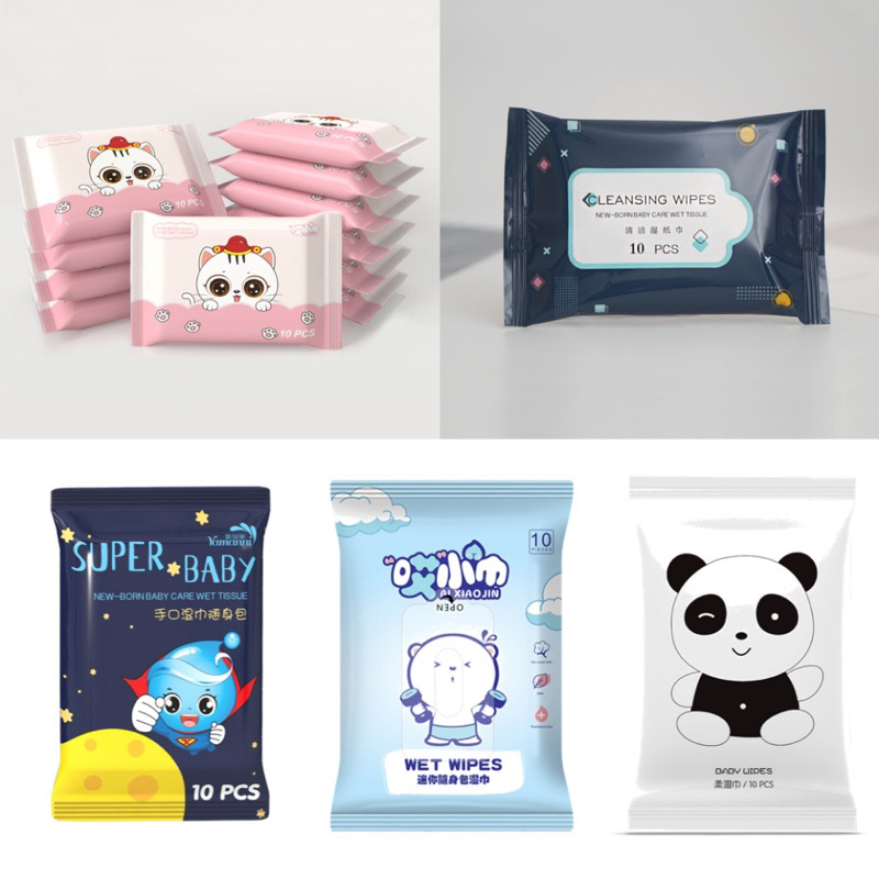 ทิชชู่เปียก[1ห่อ] คละแบบคละลาย | Shopee Thailand