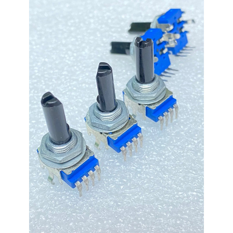 (แพ็ค1ตัว/5ตัว) B20K 4ขา B203=20K วอลลุ่มมิกเซอร์ 4ขา แกน20มิล Rปรับค่า ...