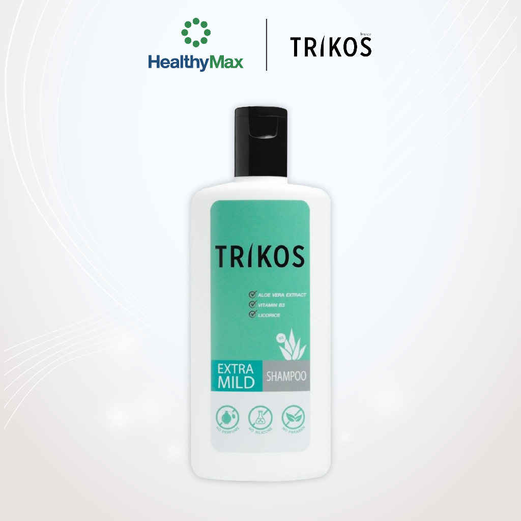 TRIKOS Extra Mild Shampoo (180ml) Exp. 02/24 | Shopee Thailand