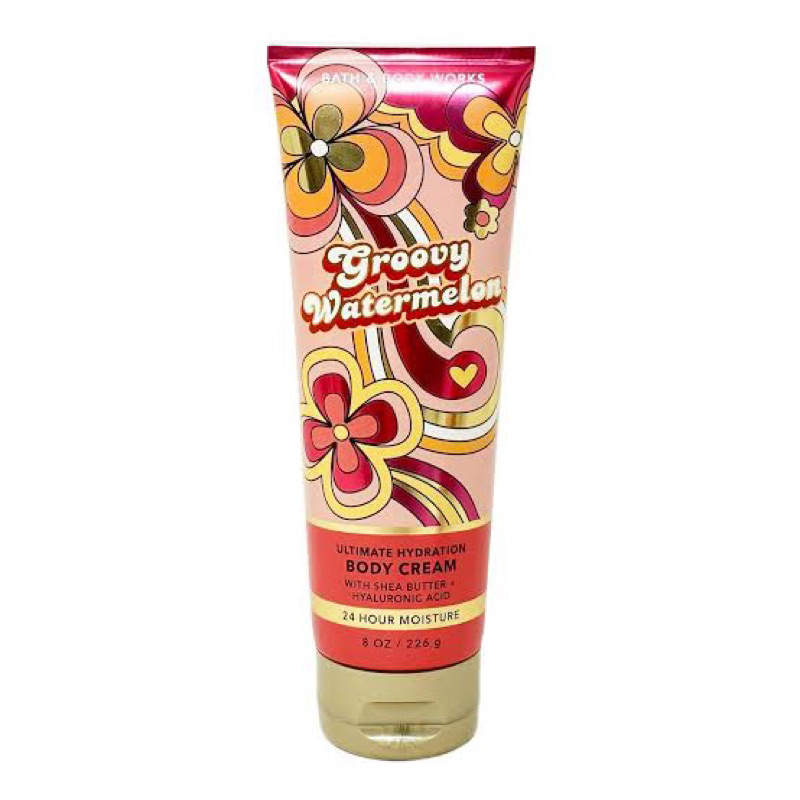 Bath & Body Works Groovy Watermelon Ultimate Hydration Body Cream 226g ...