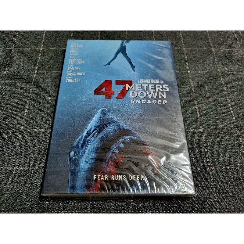 DVD ภาพยนตร์สองขวัญเอาตัวรอดสุดระทึก "47 Meters Down: Uncaged / 47 ดิ่งลึกสุดนรก" (2019 ...