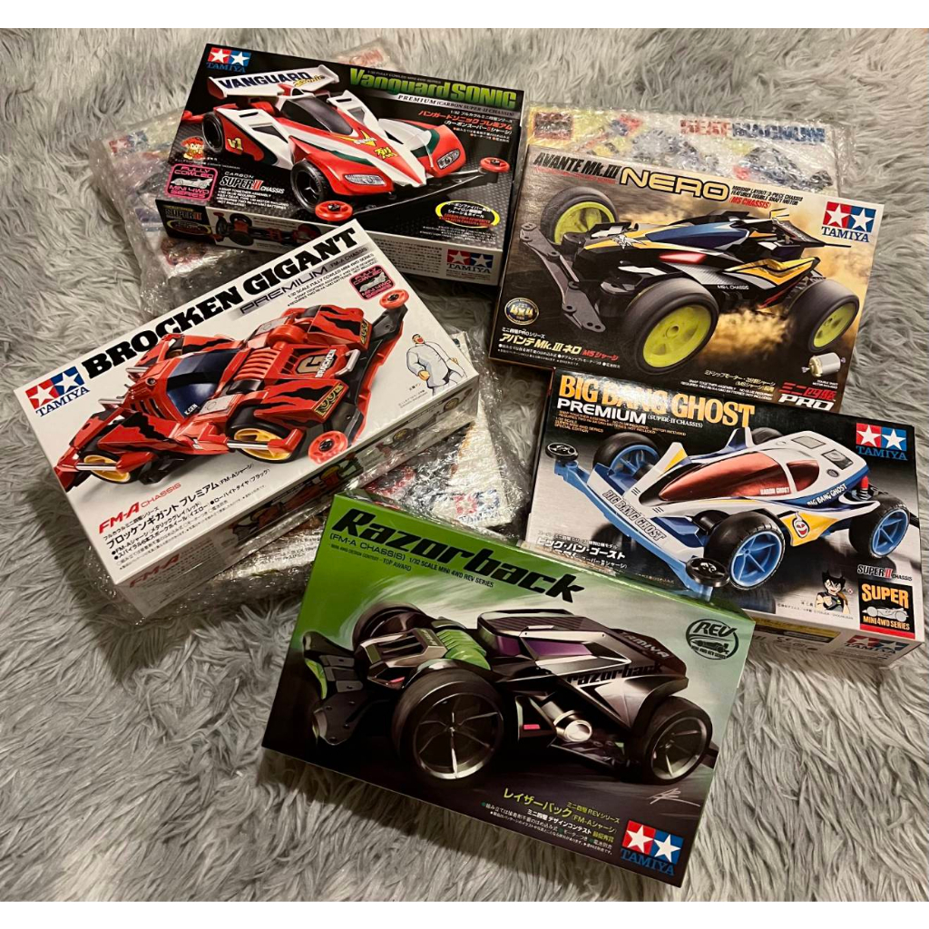 Mini4WD TAMIYA#Premium#Sonic#Broken Gigant#BigBangGhost#Razorback# ...