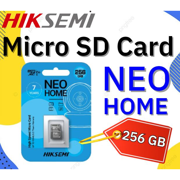 HIKSEMI Micro SD Card NEO HOME (เมมโมรี่การ์ด)256GB | Shopee Thailand