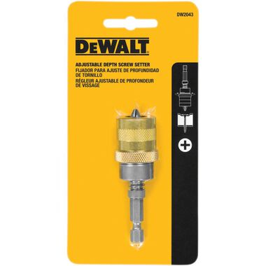ดอกไขควงปรับความลึก DEWALT 1/4 in. Hex Adjustable Screw Depth Setter ...