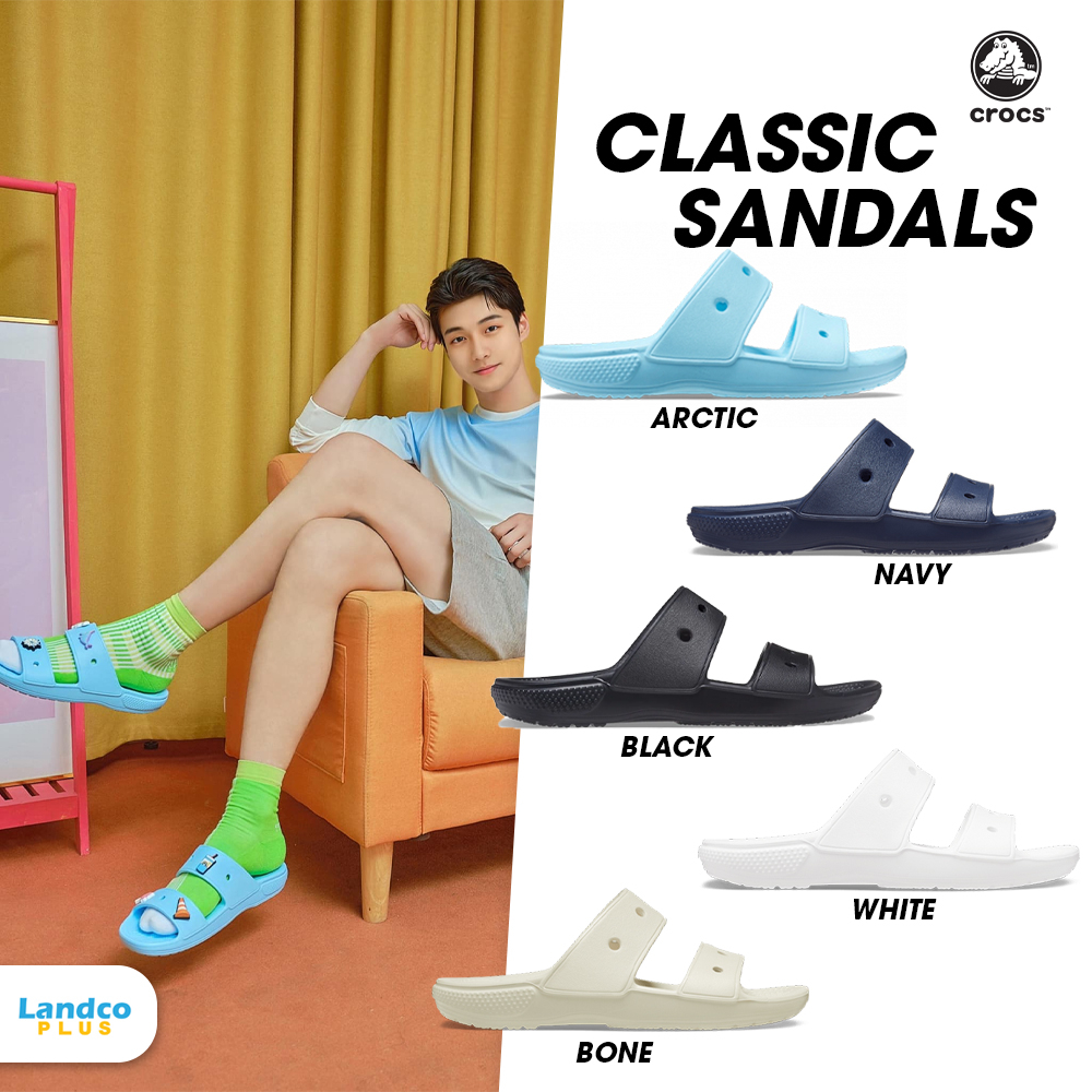 Crocs Collection รองเท้าแตะ รองเท้าแฟชั่น CR UX Classic Crocs 206761 ...