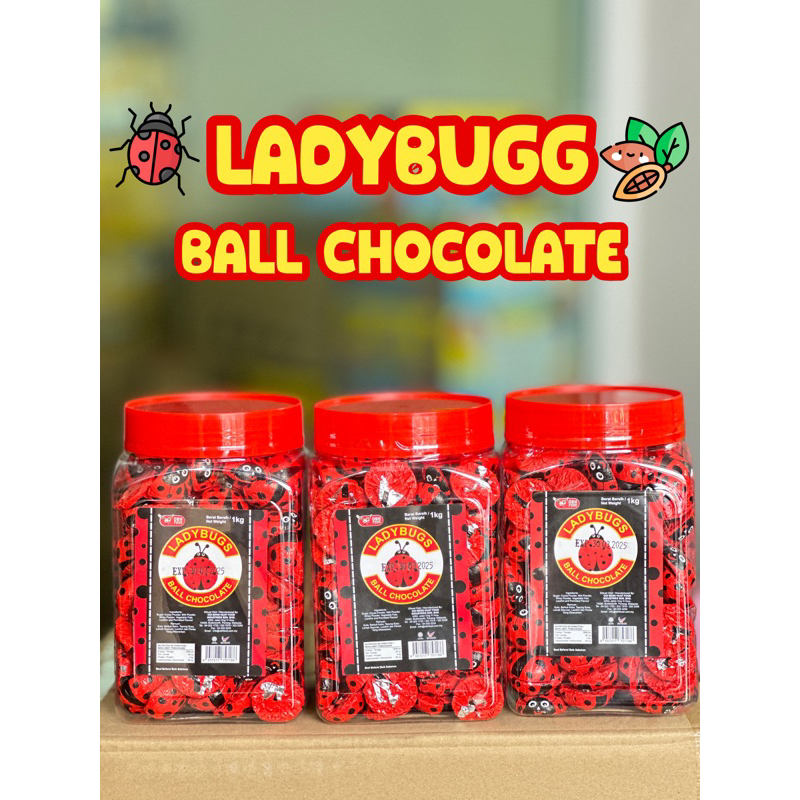 Lady Bugg ช็อกโกแลตแมลงเต่าทอง ขนาด 1กิโลกรัม | Shopee Thailand