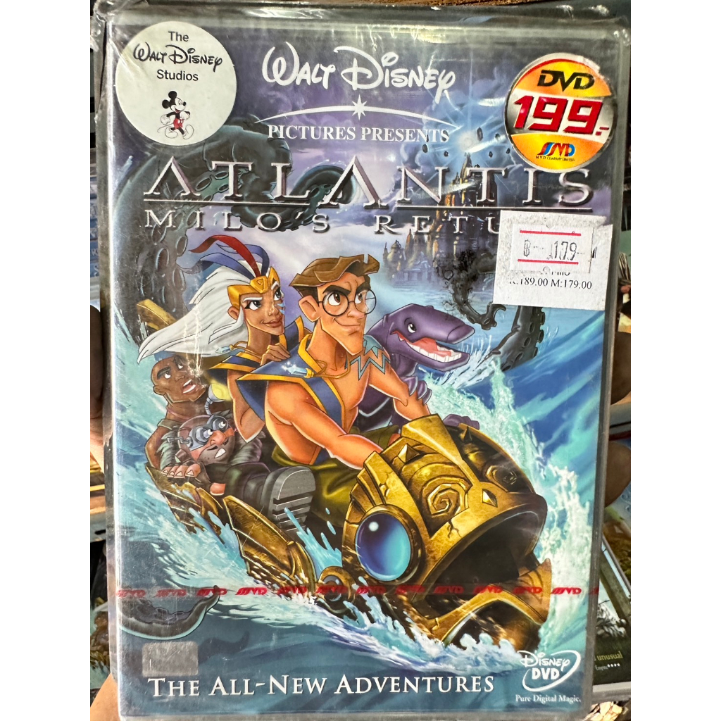DVD : Atlantis Milo's Return (2003) แอตแลนติส 2 ผจญภัยแดนอาถรรพ์ Walt ...