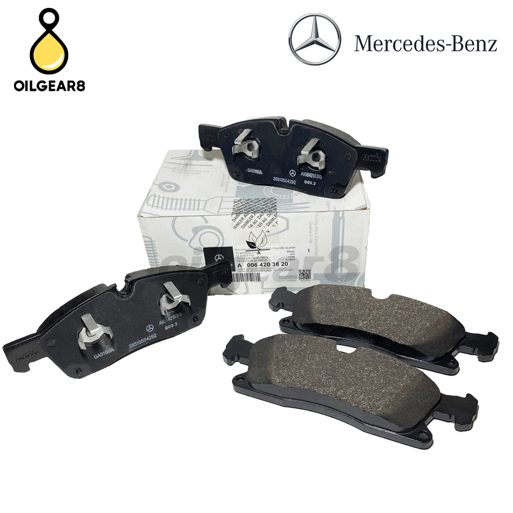 BENZ แท้ ผ้าเบรคหน้า (ผ้าเล็ก) รุ่น W166 เบอร์ 0064203820 0074208020 ...