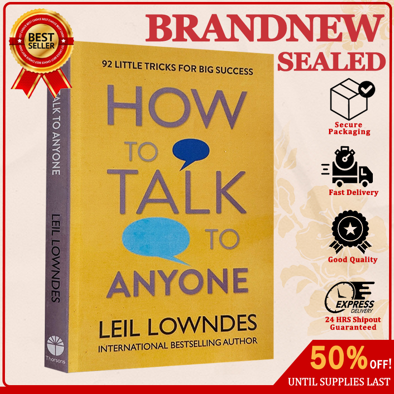 【English Book】How To Talk To Anyone By Leil Lowndes | Shopee Thailand