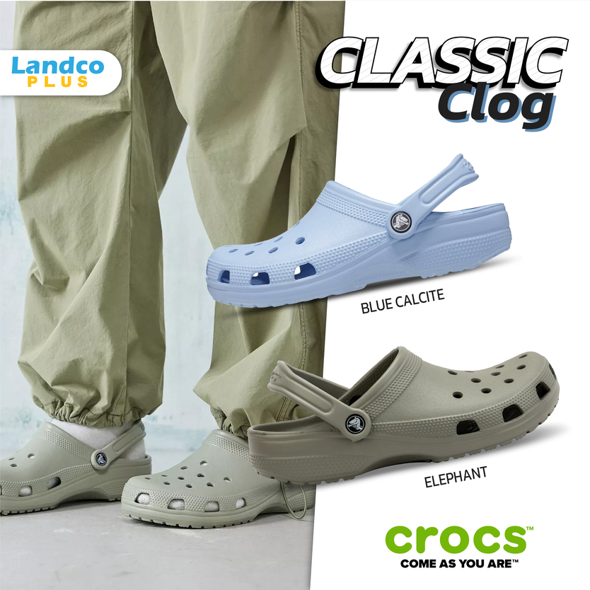 Crocs Collection รองเท้าแตะ UX Classic Clog 10001-4NS / 10001-1LM (2190) | Shopee Thailand