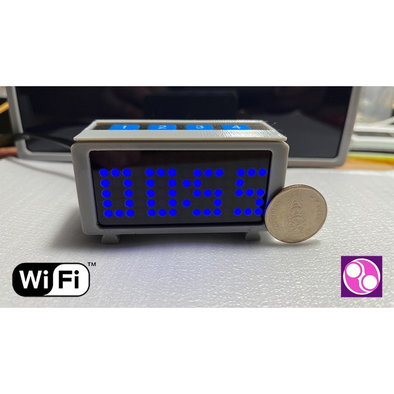 Mini Smart Clock นาฬิกาอัจฉริยะตั้งเวลาจาก WIFI | NTP Clock , Arduino ...
