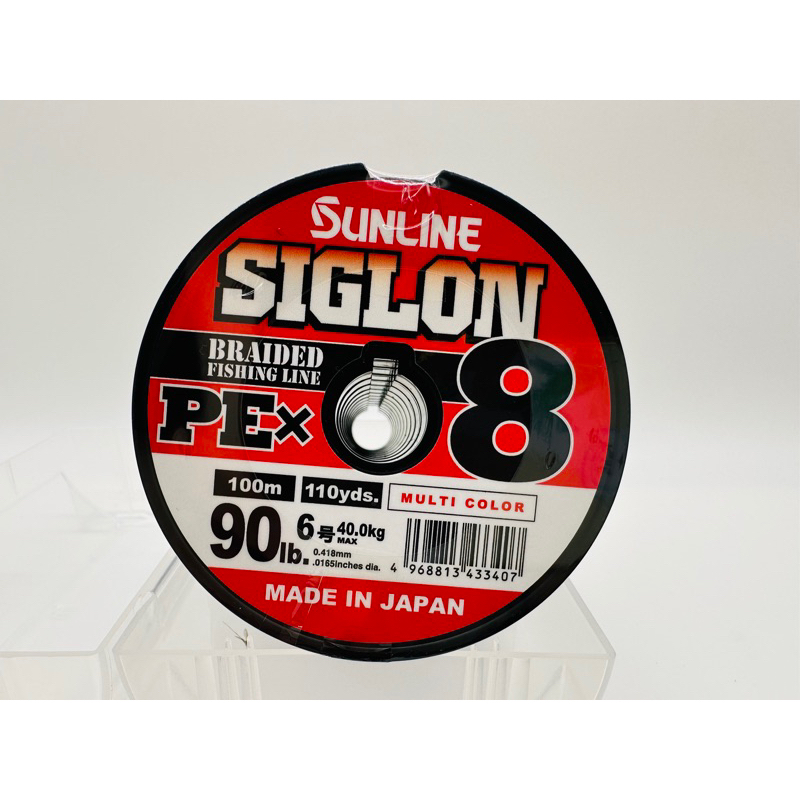 สาย Sunline Siglon Braided Fishing Line PEx8 / สาย PE Sunline Siglon ถัก 8 ม้วนละ 100 เมตร ...