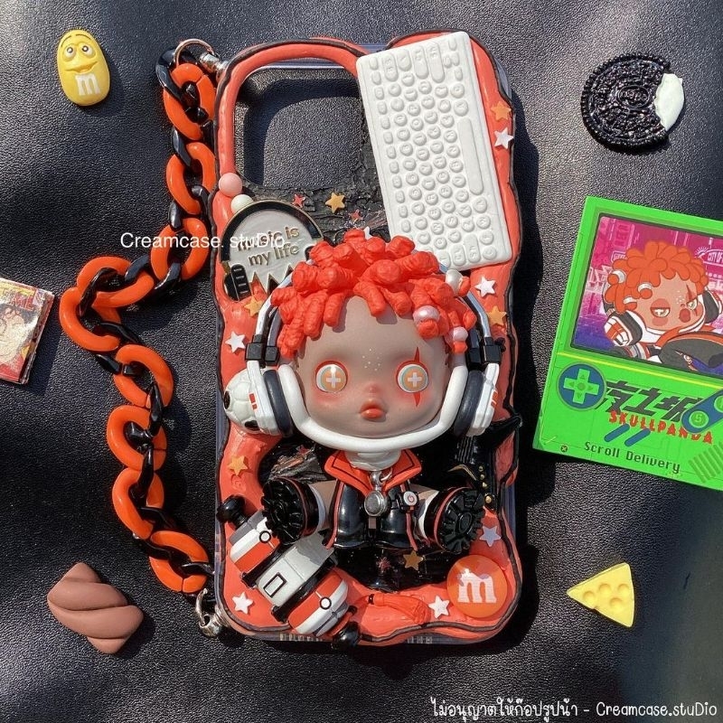 (ของแท้)รับทำเคสskullpanda arttoy diy วิปครีม สั่งทำได้ มีทุกรุ่น ...