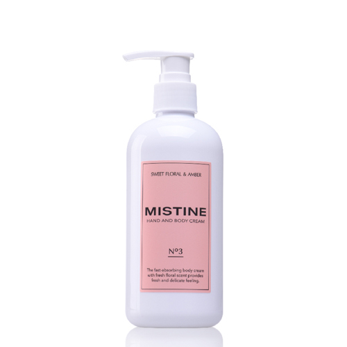 MISTINE NO.3 SWEET FLORAL & AMBER HAND AND BODY CREAM ครีมบำรุงผิว 250 ML 8859178749288 | Shopee ...