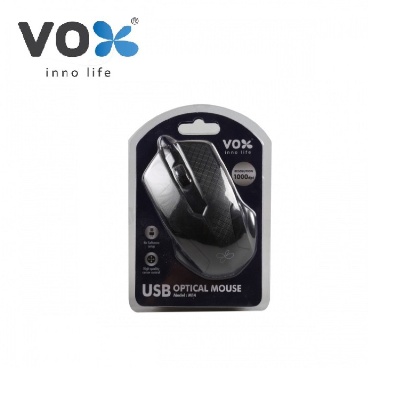 เม้าส์สาย Mouse USB Optical 🔥VOX M14🔥 | Shopee Thailand