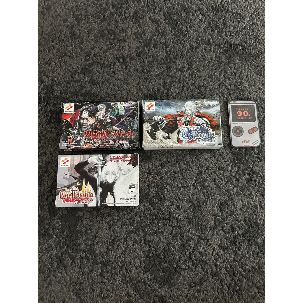 Konami Cartridge Gameboy Advance Castlevania Collection Boxed / Japan ...