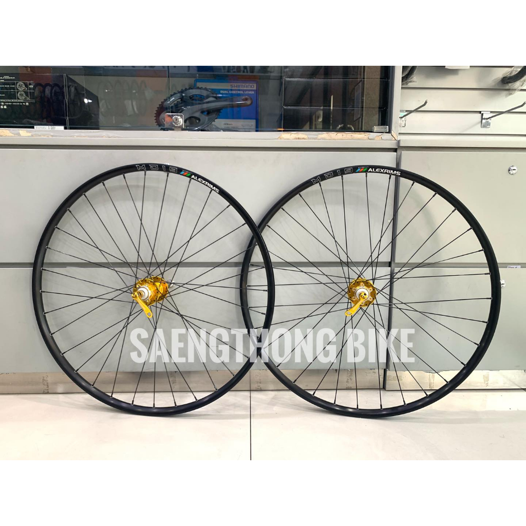 ล้อประกอบ ดุม Novatec Disc ประกอบ Alex Rims MD19 disc ใช้กับจักรยานเสือ ...