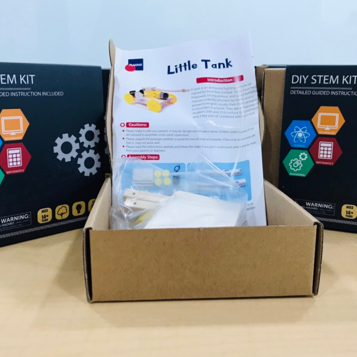 DIY Stem Kit Little Tank ของเล่นประกอบวงจรไฟฟ้าพื้นฐานสำหรับเด็ก ST2040 | Shopee Thailand