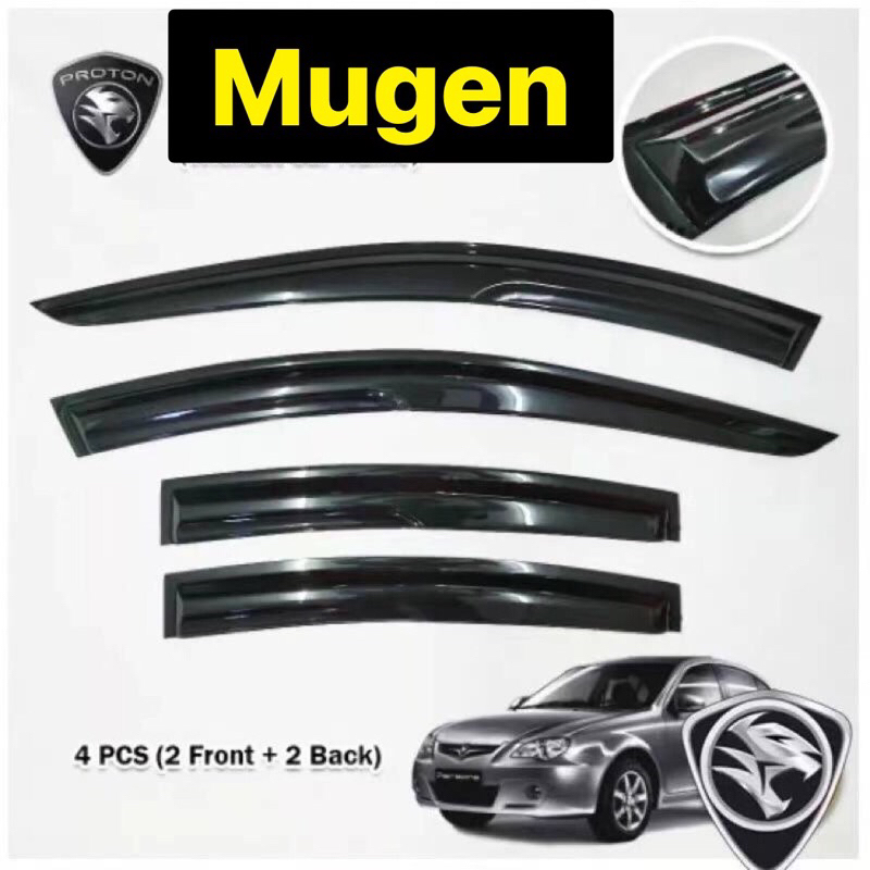 กันสาด Proton persona old/gen2 ทรง Mugen โปรตอน | Shopee Thailand