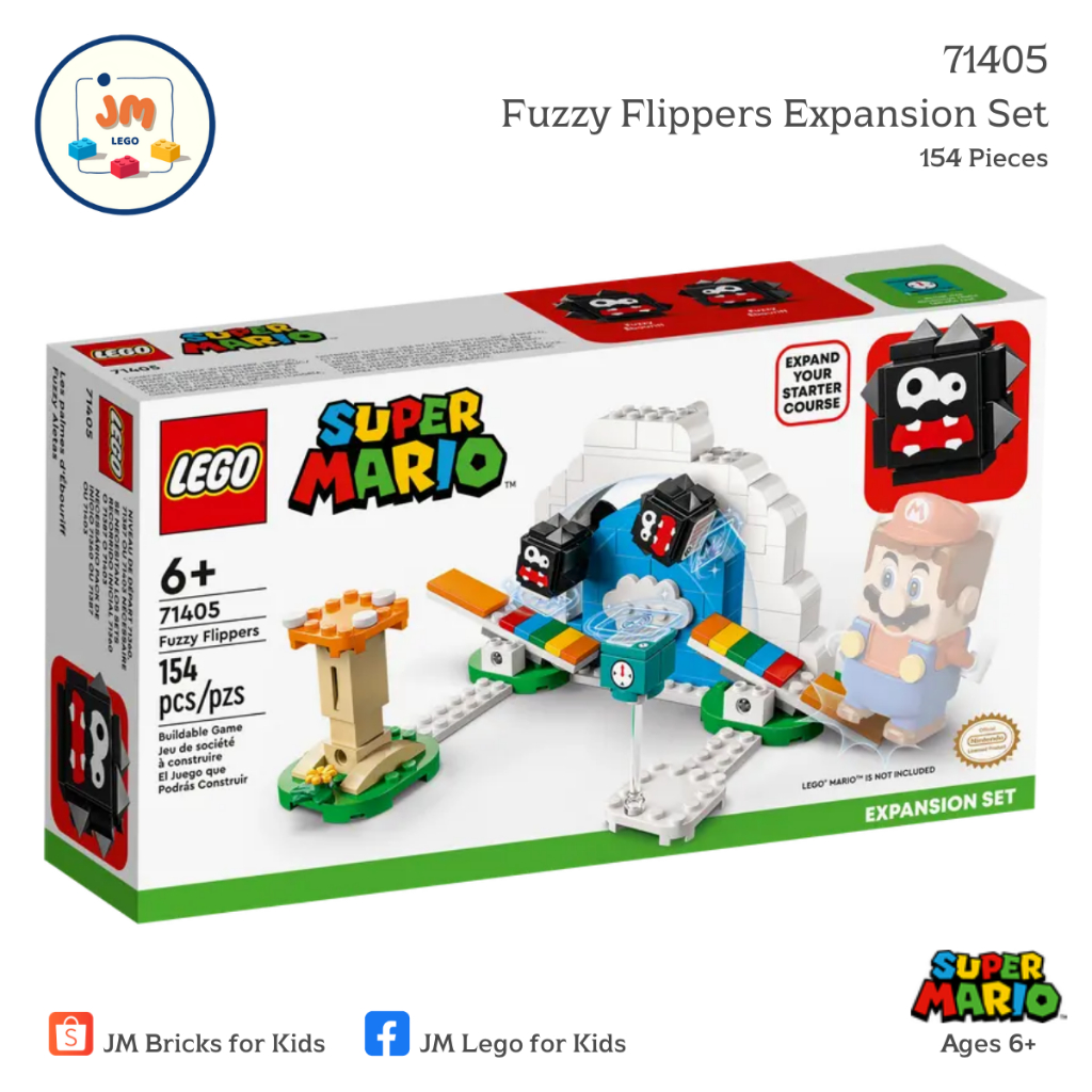 LEGO Super Mario 71405 Fuzzy Flippers Expansion Set (154 Pieces) สำหรับ ...