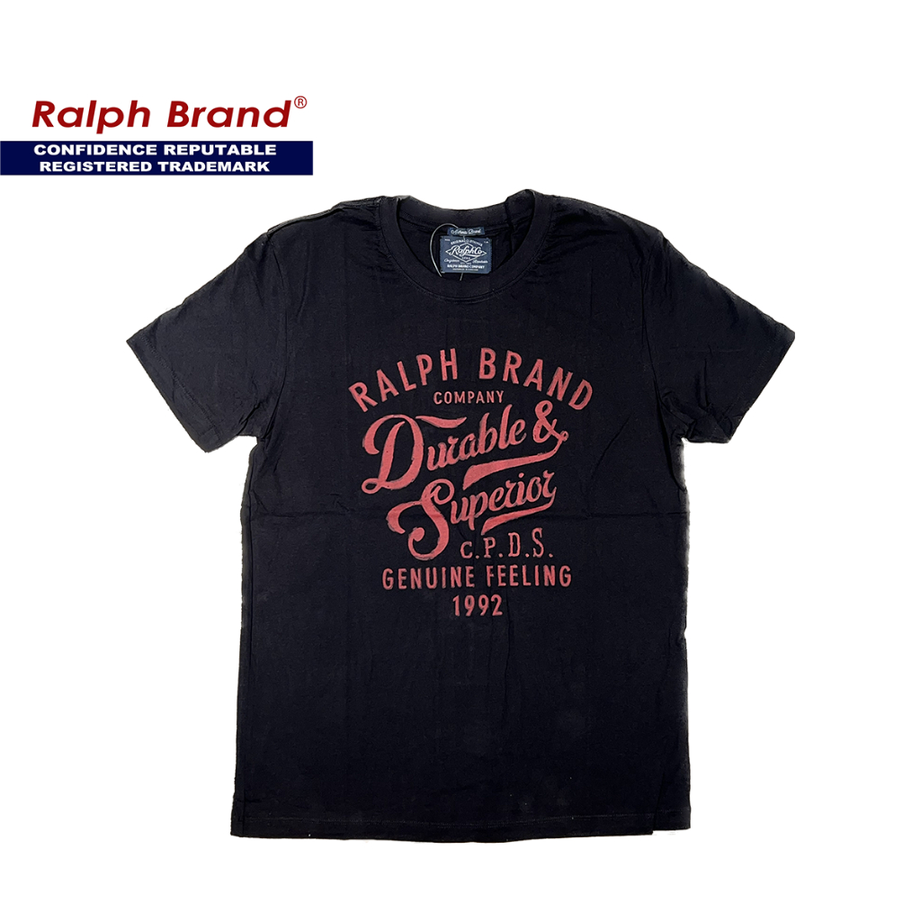(พร้อมส่ง) Ralph Brand Heritage005 เสื้อยืดผู้ชาย ผ้าฟอก นุ่ม สบาย ...