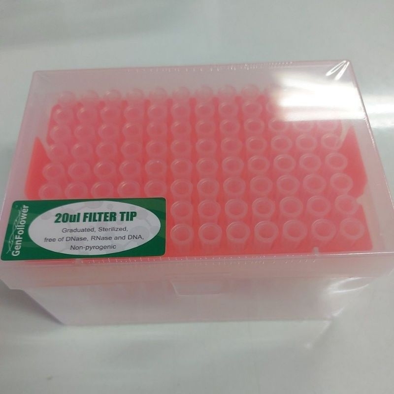 Filter tip ขนาด 10, 20, 100, 200 และ 1,000 ul ทิปมีตัวกรองพร้อมกล่อง ...