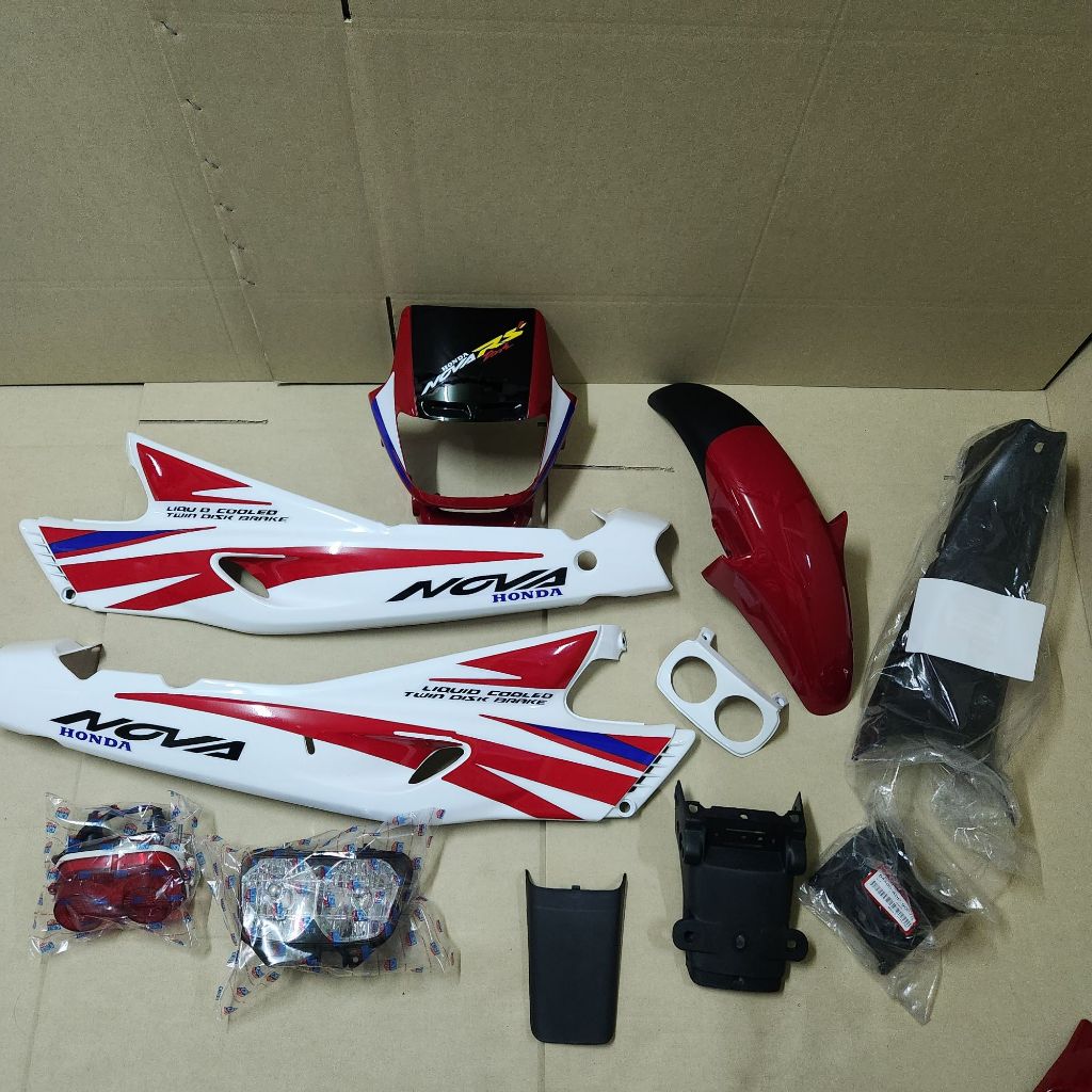 ชุดสี dash รุ่นแรก สีแดงขาว ปี93 nova dash ตัวเก่า | Shopee Thailand