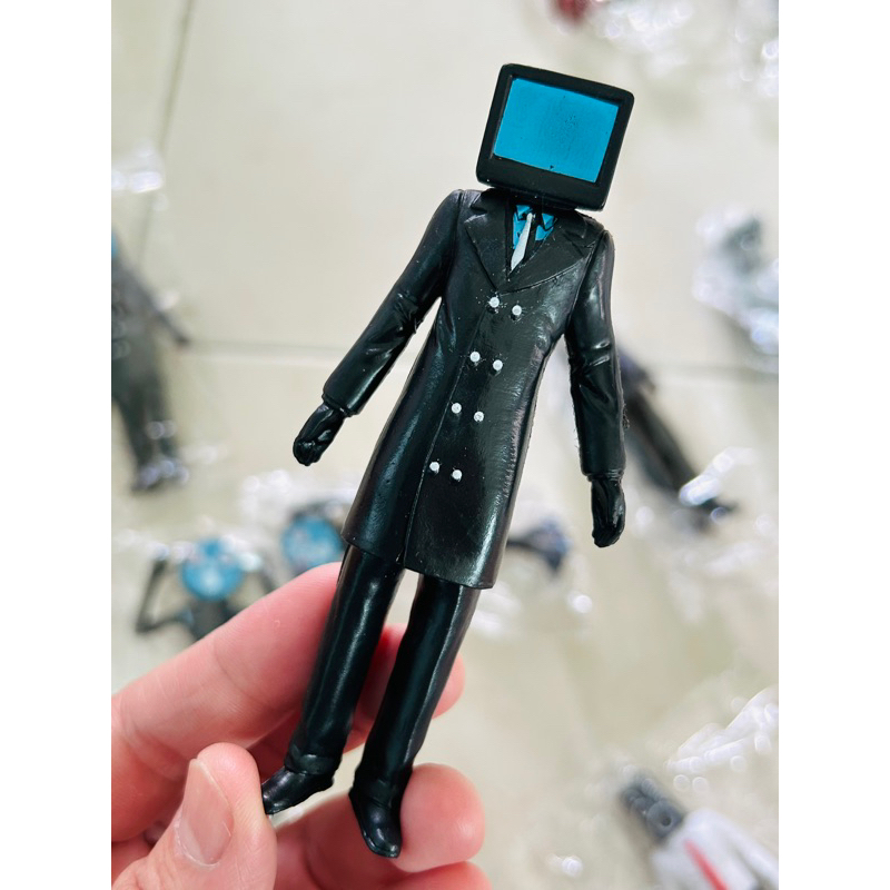 ของเล่น skibidi toilet tv man camera man speaker man โมเดลขนาด 5-10 cm ...