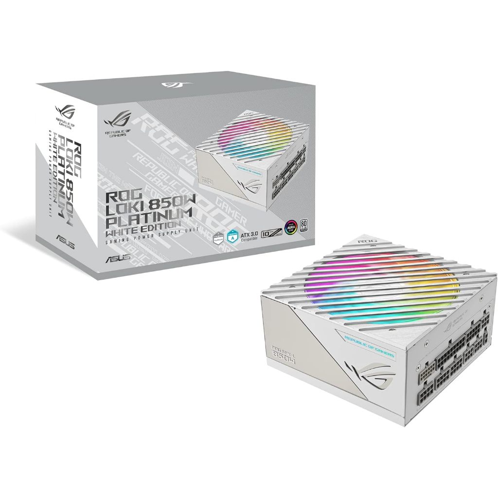 ASUS ROG LOKI SFX-L 850W Platinum White Edition | Shopee Thailand