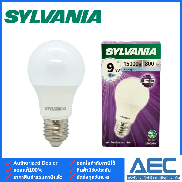 SYLVANIA หลอดไฟLED BULB รุ่นToLEDo Basic Plus 9W A60 E27 | Shopee Thailand