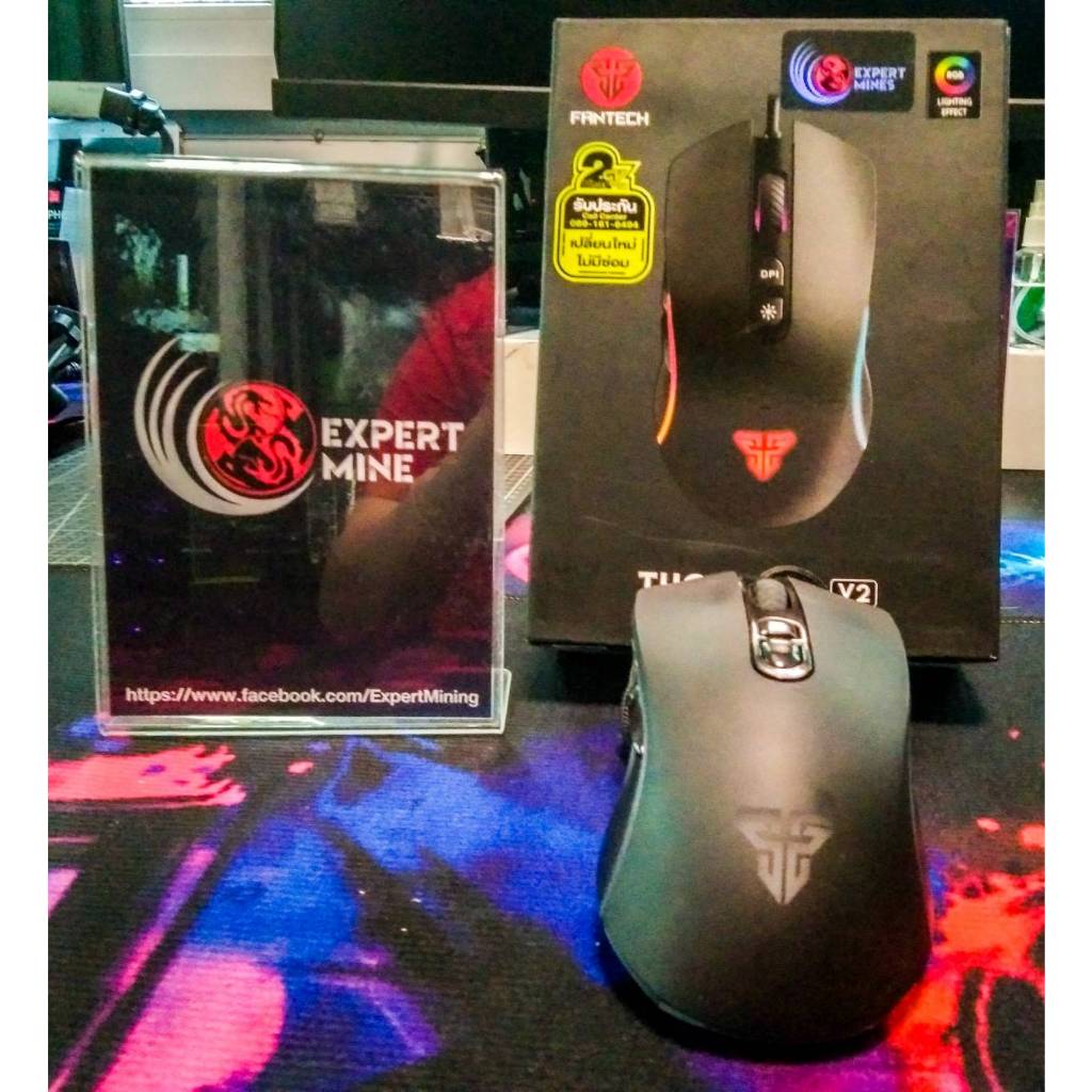 MOUSE FANTECH X16 V2 THOR II RGB BLACK | Shopee Thailand