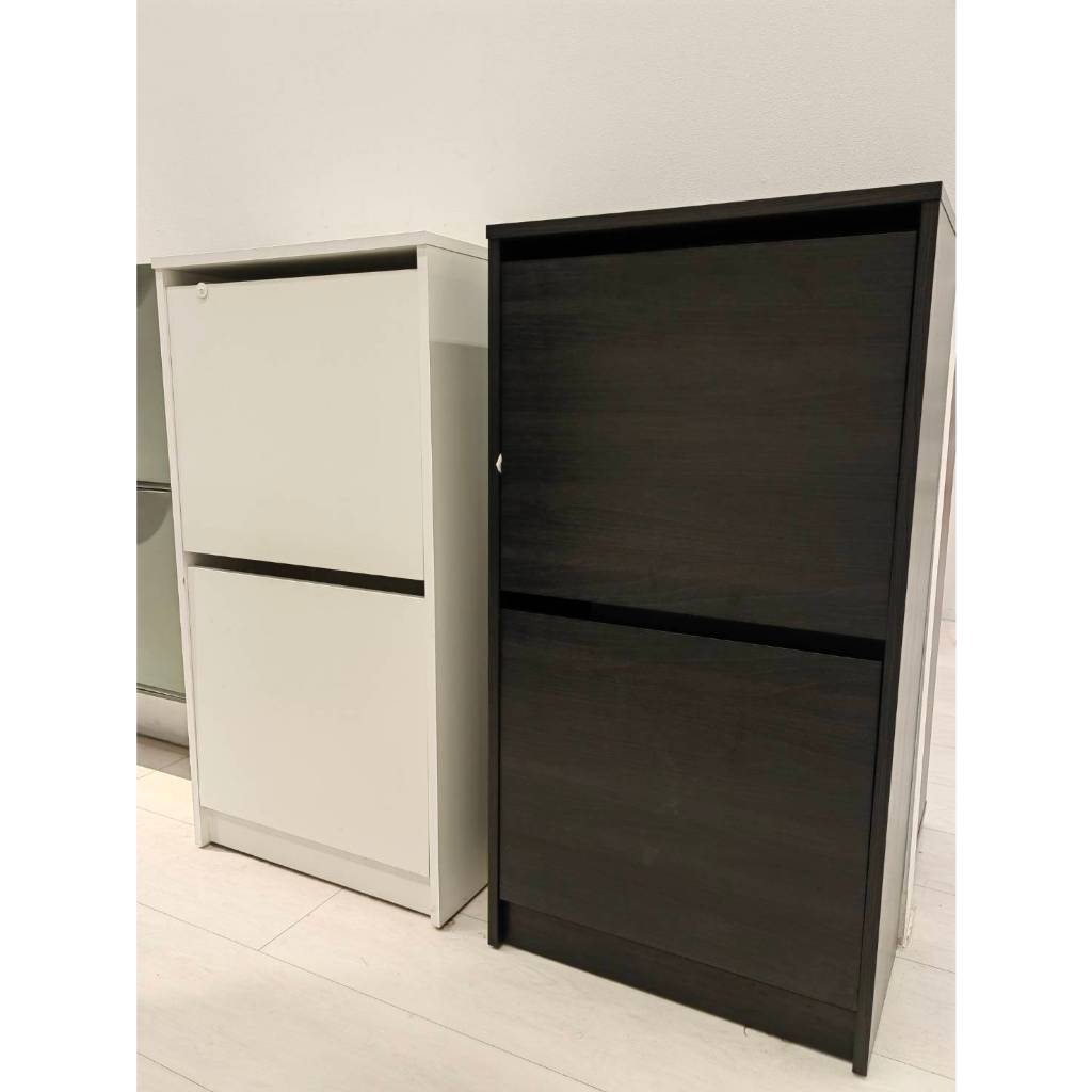 IKEA BISSA บิสซ่า ตู้รองเท้า 2 ช่อง (49x93 ซม.) | Shopee Thailand