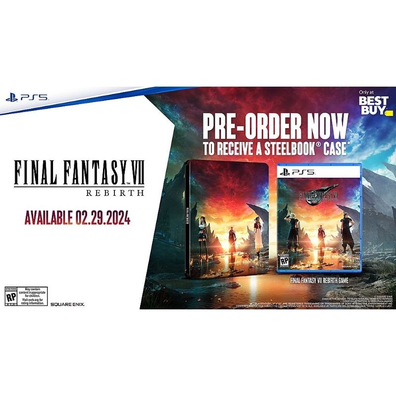 [Pre-Order][PS5] Final Fantasy VII Rebirth - Deluxe Edition Regular ...