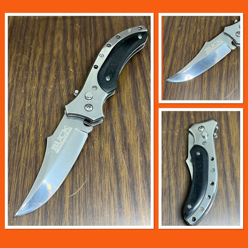 มีด Buck ใบมีดคม สีเงิน | Shopee Thailand