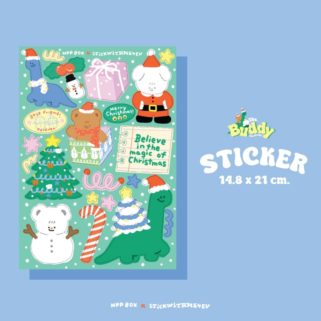 THE BUDDY Sticker (1 แผ่น) | Shopee Thailand