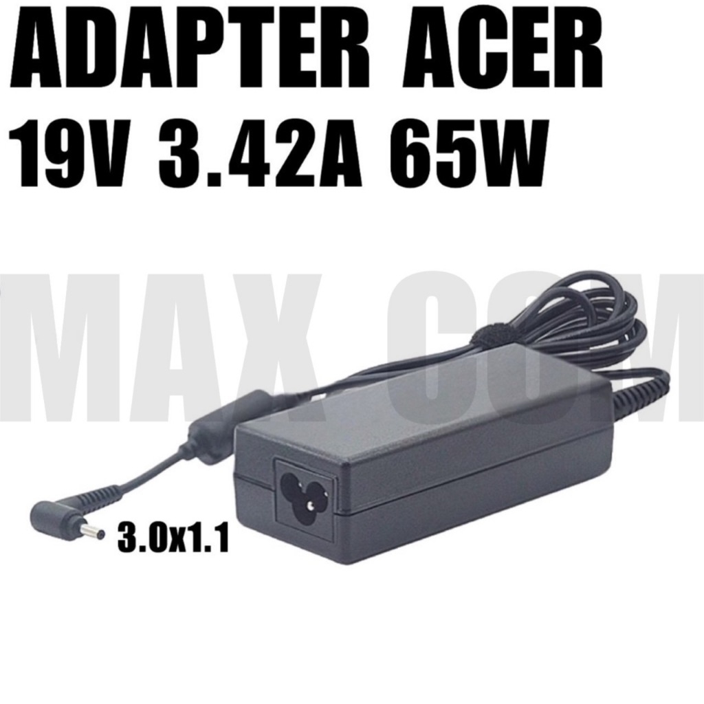 Acer ไฟ 65W 19v 3.42a 3.0 x 1.1 mm Swift Spin Aspire อะแดปเตอร์ สายชาร์จ โน๊ตบุ๊ค Notebook ...