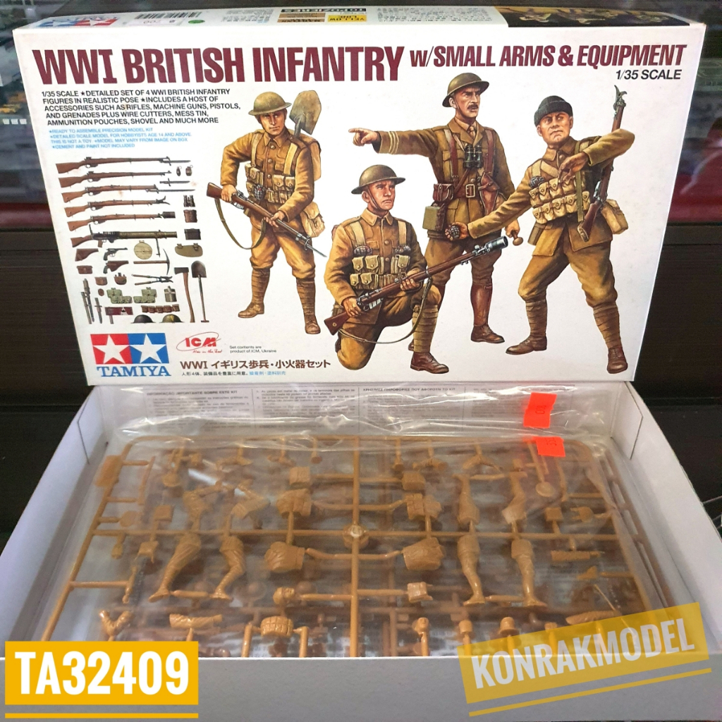 TAMIYA 32409 WWI BRITISH INFANTRY [1/35] | Shopee Thailand
