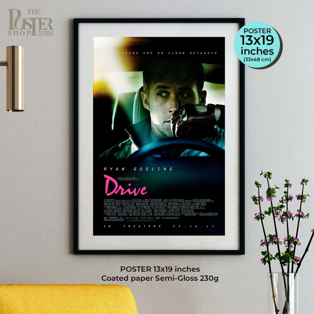Drive Poster 2011 ‧ Action/Crime Ryan Gosling ภาพขนาด 33X48 cm | Shopee ...