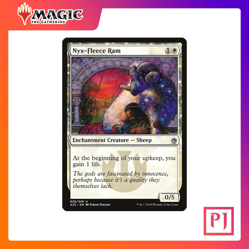 [MTG] Nyx-Fleece Ram [A25] [WHITE] [UNCOM] [NORMAL] [ENG] (การ์ดเมจิค ...