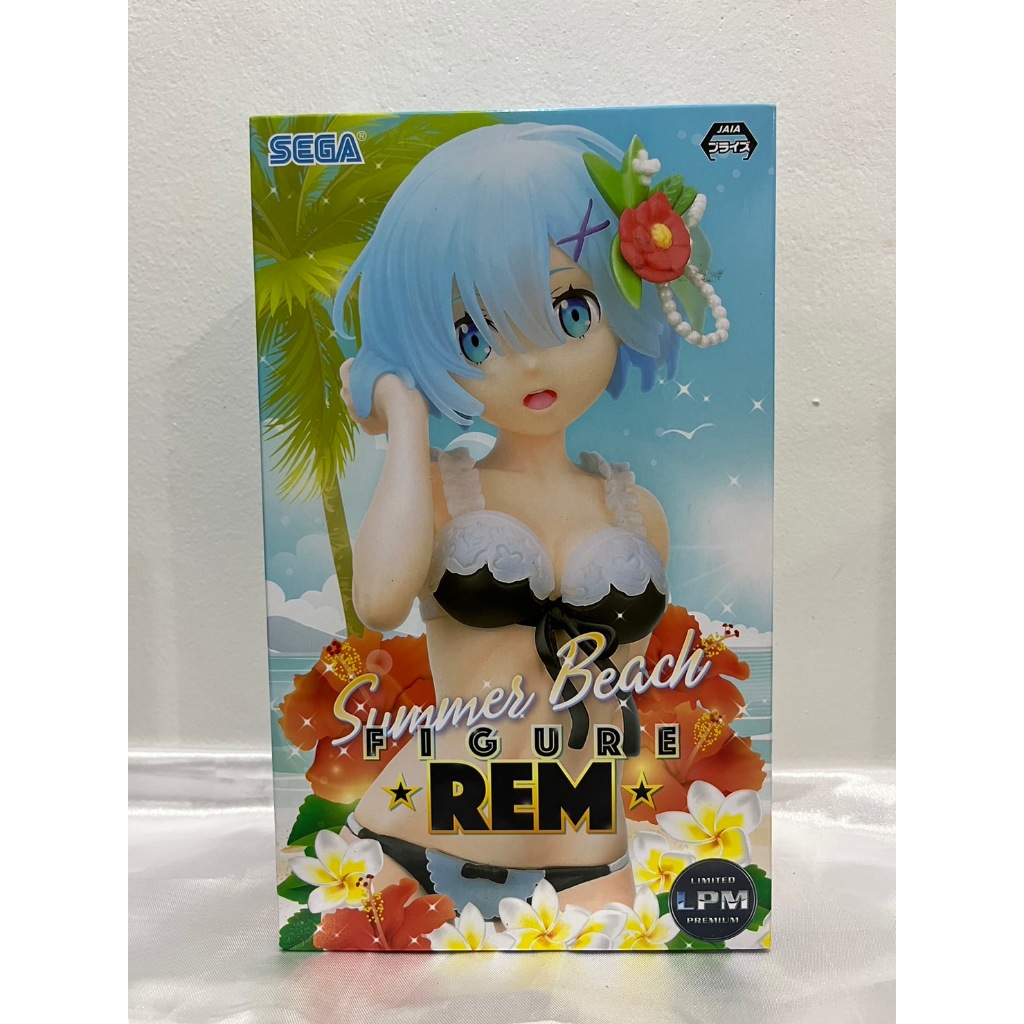 โมเดล Re:Zero มือ1 ลิขสิทธิ์แท้จากญี่ปุ่น; SEGA, LPM (Limited Premium) : Summer Beach Rezero ...