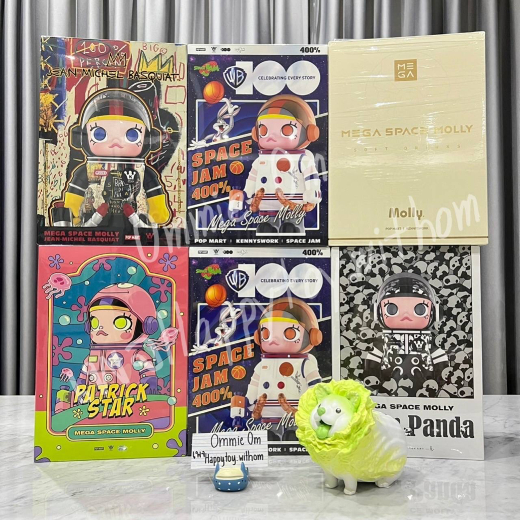 (ของแท้พร้อมส่ง) Mega Space Molly 400% หายากทุกตัว POPMART JEAN PATRICK ...