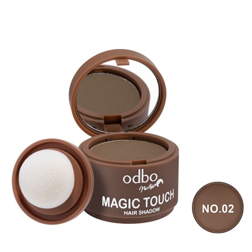 ODBO Magic Touch Hair Shadow / โอดีบีโอ แมจิก ทัช แฮร์ แชโดว์ โทนสีธรรมชาติ แนบเนีบนสนิท ปกปิดผม ...