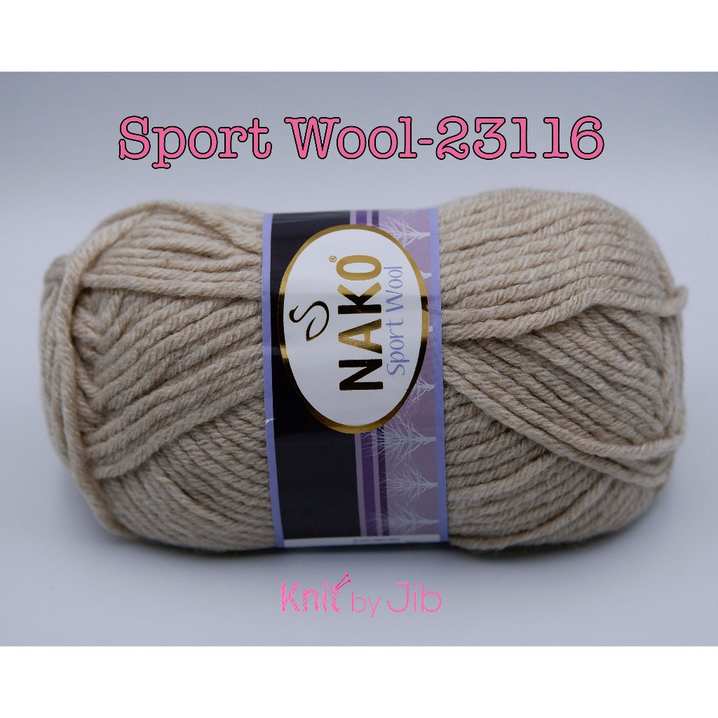 ไหมพรม Nako รุ่น Sport Wool/ Yarn for knitting and crochet | Shopee ...