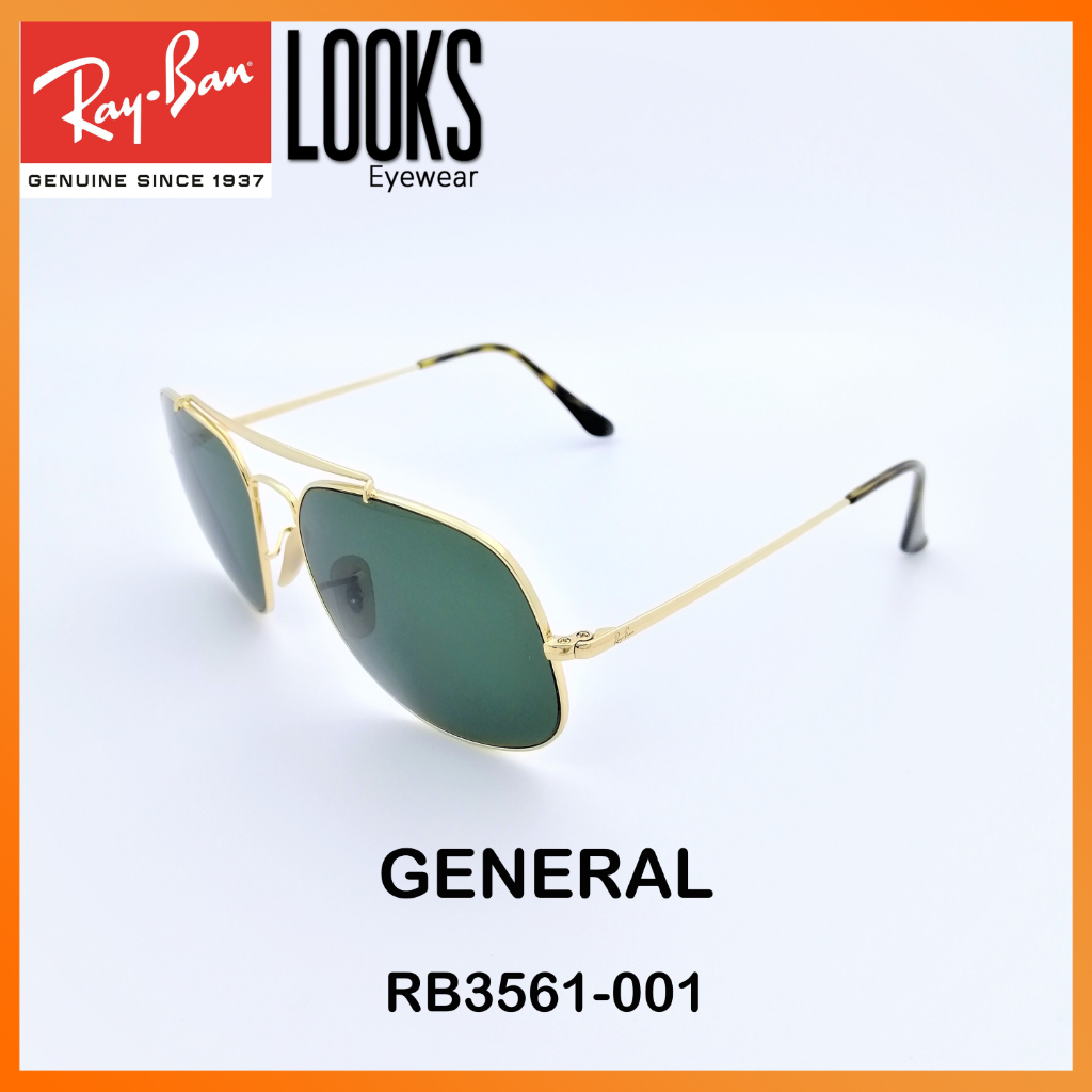 Ray-Ban General RB3560-001 แว่นกันแดด sunglasses | Shopee Thailand
