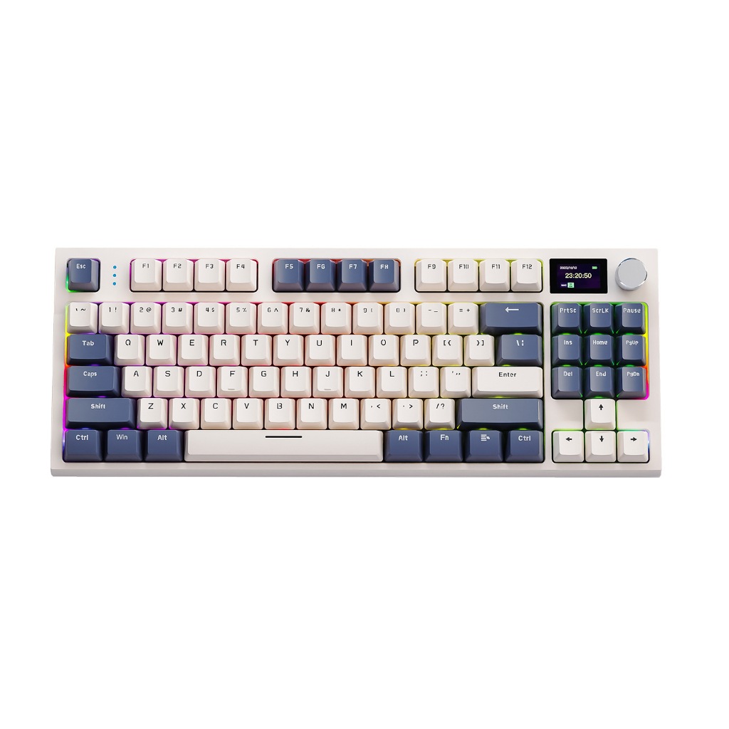 Attack Shark K86 คีย์บอร์ดไร้สาย Mechanical keyboard 87คีย์ แป้นพิมพ์เล่นเกม สําหรับIOS PC ...