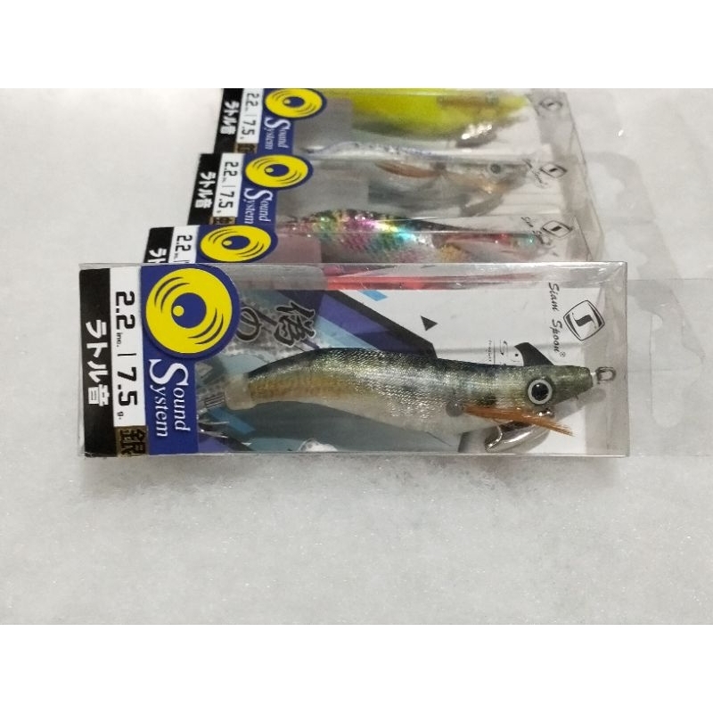 โยกุ้งตกหมึก SSL Siam spoon ขนาด 2.2นิ้ว น้ำหนัก 6.5กรัม มีเสียง | Shopee Thailand